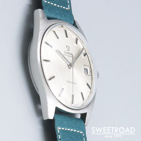 OMEGA Blue Mother of Pearl Men's Watch - 166.041 for sale online | eBay