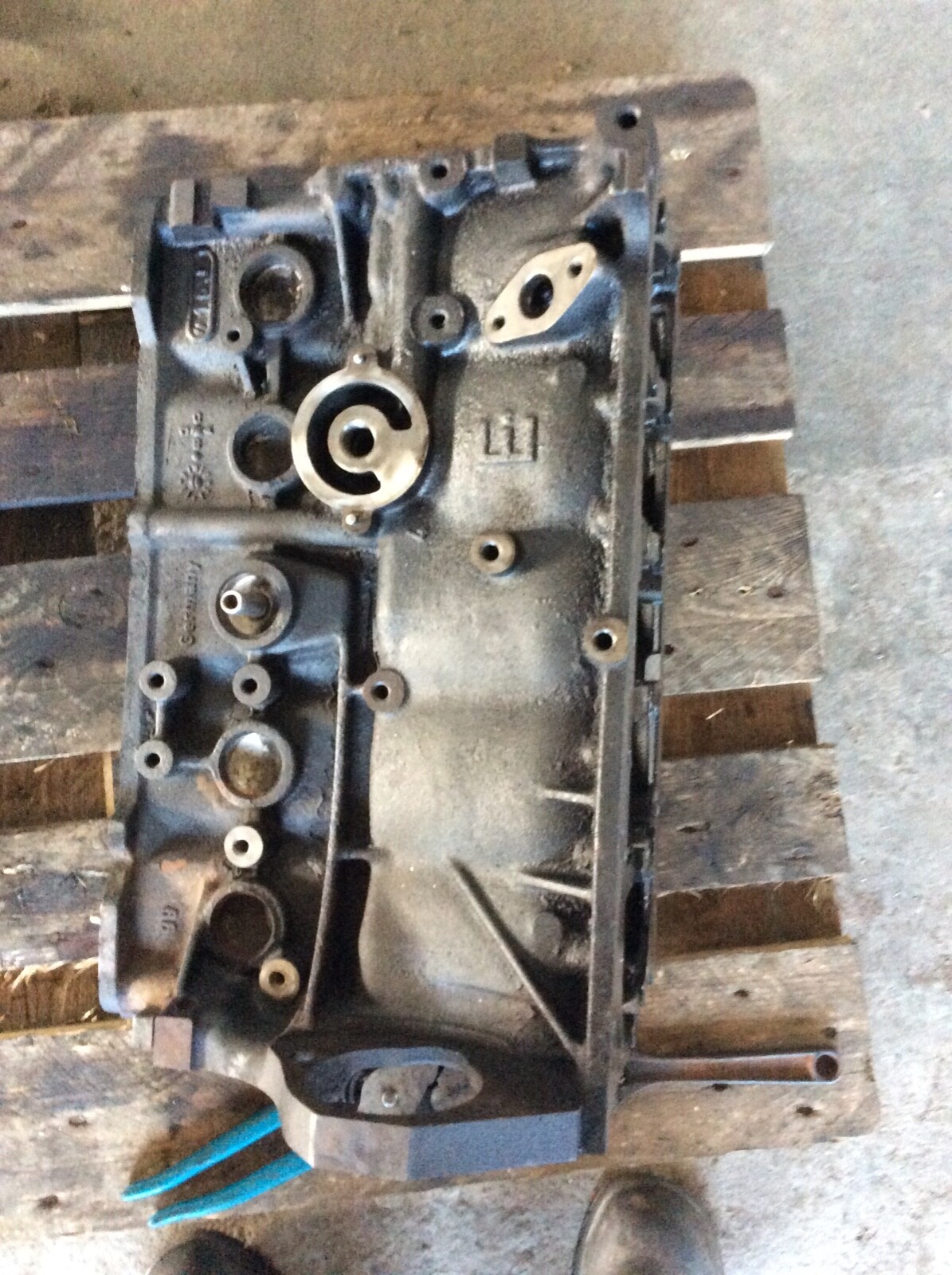 VW T4 TRANSPORTER 2.5 TDI ACV 102HP ENGINE CYLINDER BLOCK, CRANKCASE ...