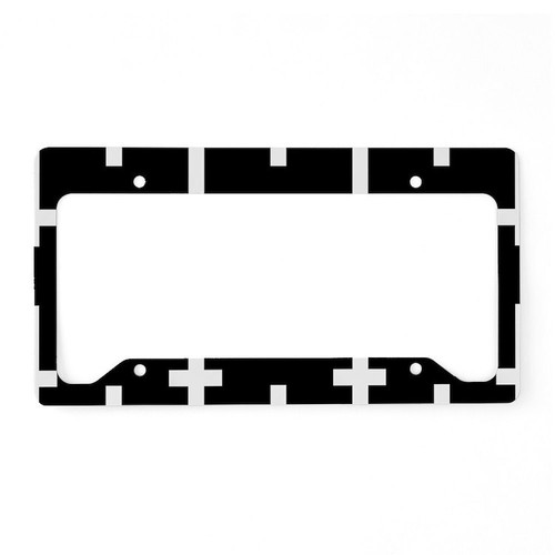 CafePress Upside Down Cross License Plate Holder License Frame ...