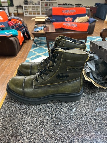 New Men's Caterpillar (Cat) Grader Batman Boots Size 12 | eBay