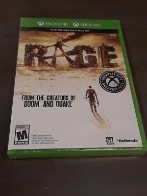 Rage Xbox One 360. Playable on both! Factory sealed brand new | eBay