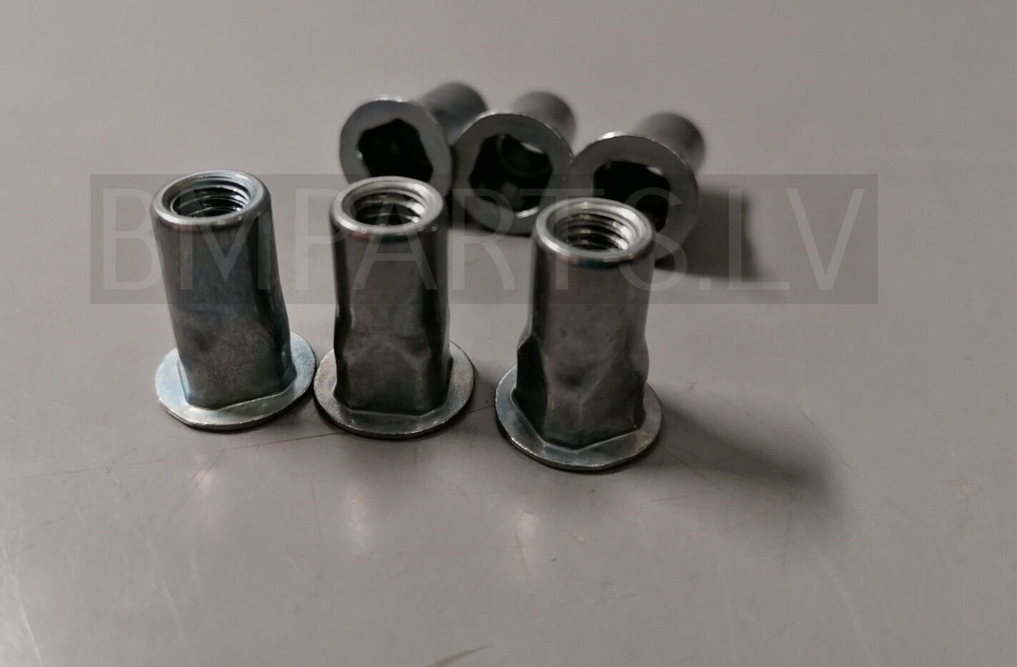6x NEW GENUINE BMW F20 F30 G20 F31 F32 FLAT HEADED BLIND RIVET NUT M6 ...