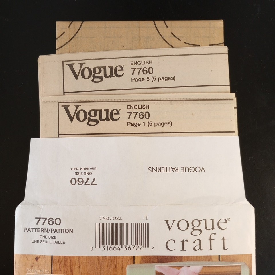 Vogue Craft 7760 Pattern Easy Animals for Baby Lion Puppy Bunny Horse ...