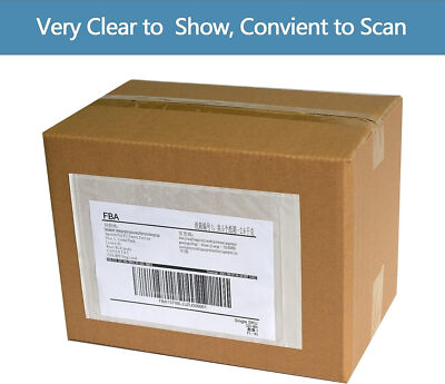 7.5”x5.5” Clear Packing List Invoice Shipping Label Self Envelopes ...