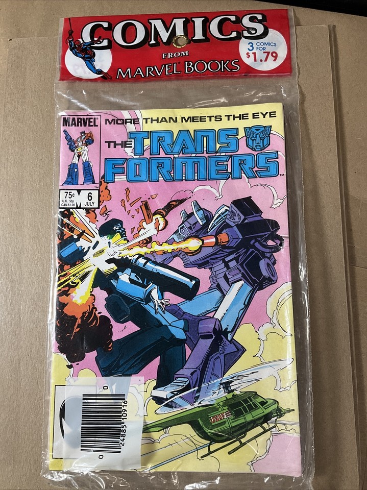 The Transformers 3 Pack Sealed #4,#5,#6 includes First Shockwave ...