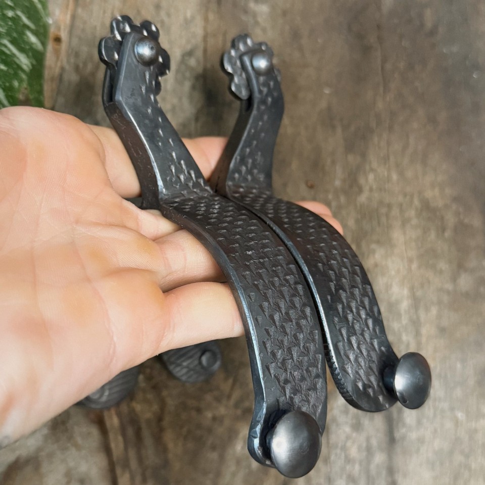 Hand-Forged, One-Piece Spurs | eBay