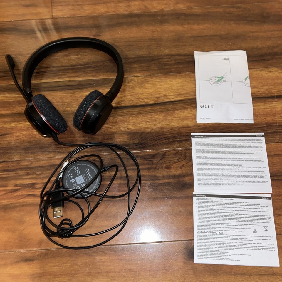 🎧 Jabra Evolve 20 UC Stereo Headset (Model HSC016) | eBay