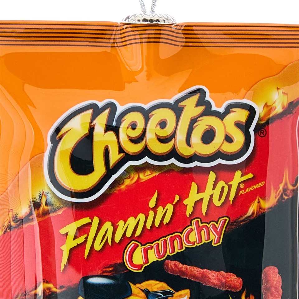 Flamin' Hot Cheetos Christmas Ornament Orange Plastic 4" Tall LIMITED ...