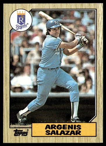 1987 Topps Argenis Salazar Kansas City Royals #533 | eBay