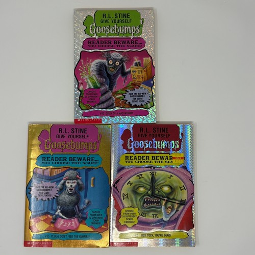 Lot of 3 Give Yourself Goosebumps Books - R.L. Stine - Mummy Vampire ...