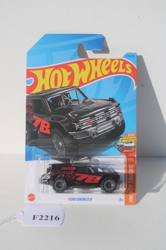 Hot Wheels Hot Trucks Black Ford Bronco R 8/10 FNQHotwheels F2216 ...