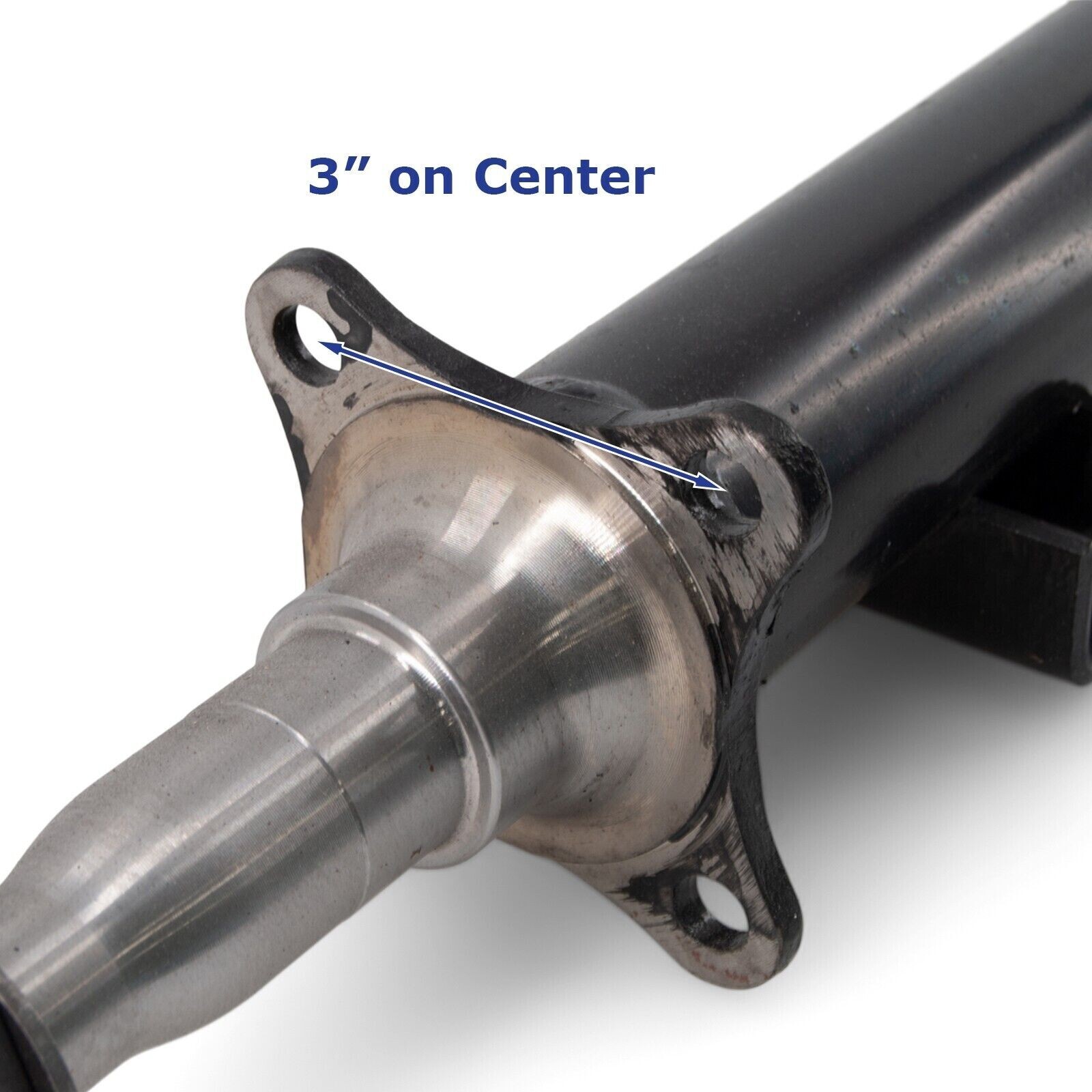 Trailer Drop Axle Painted Steel 3,500 lb, 93 in Hub Face Adjustable ...