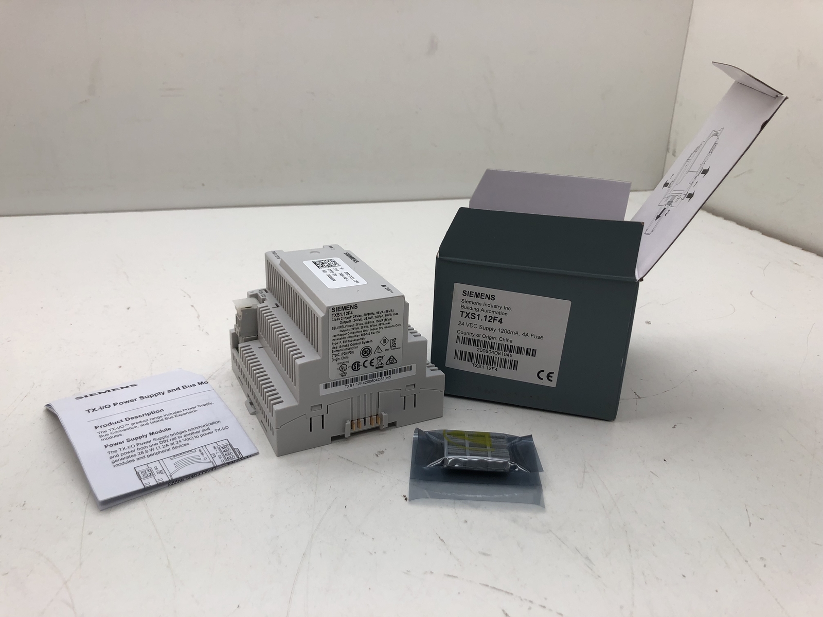 SIEMENS TXS1.12FA POWER SUPPLY & BUS MODULE | eBay