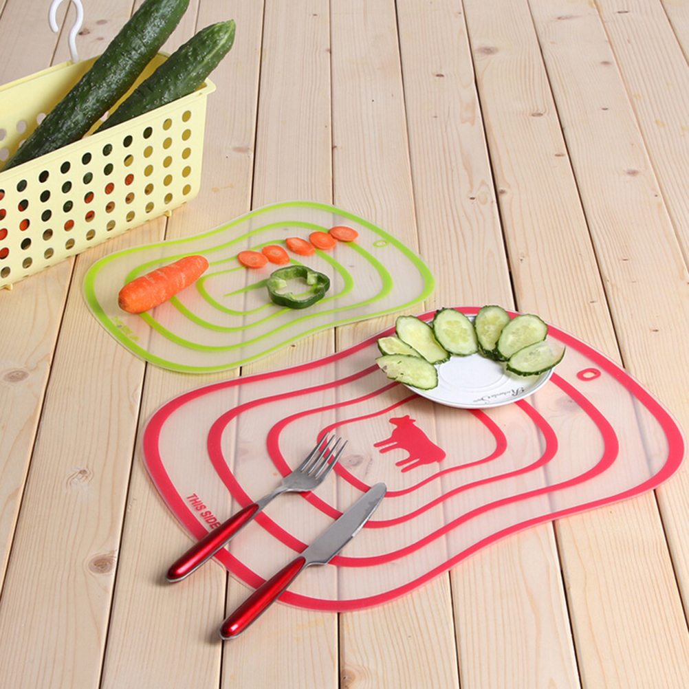 Plastic Kitchen Cutting Flexible Chopping Vegetable Fruit Mat Board ...