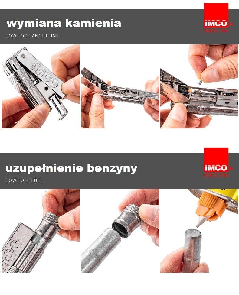 Imco Junior 6600 gasoline lighter, classic design, new Windmill edition ...