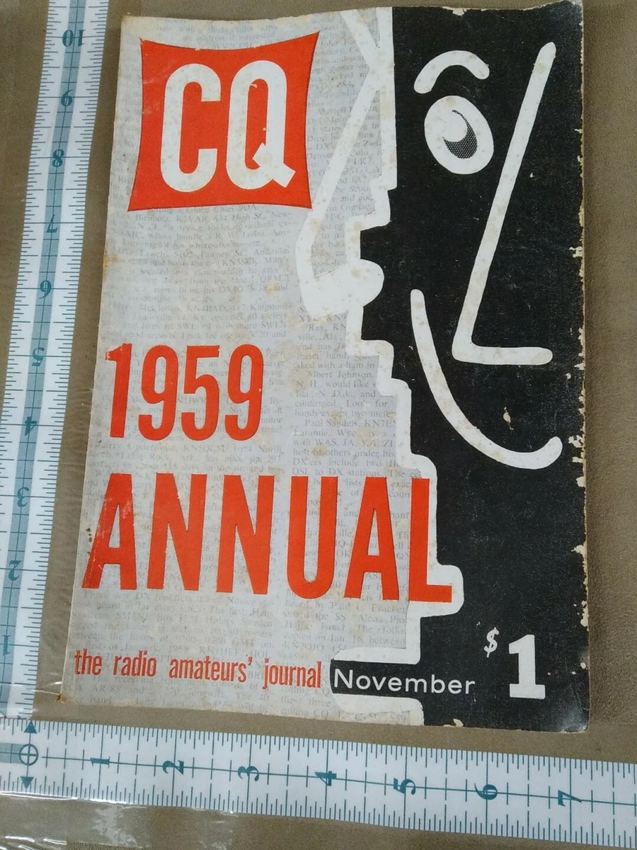 CQ Magazine Circa 1959 R/amateurradio, 59% OFF