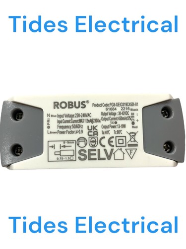 Robus PG8-GEIC019C450I-01 Led Driver/ Transformer SELV 19w Max | eBay UK
