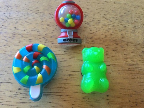 RARE - GUMMY BEAR, BUBBLE GUM OR LOLIPOP AUTHENTIC JIBBITZ FIT CROCS ...