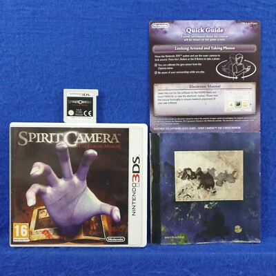 3ds SPIRIT CAMERA the Cursed Memoir + AR Book Boxed & Complete PAL ...