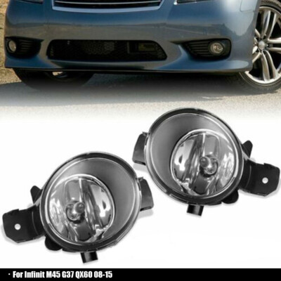 Fog Light Assembly w/11 Bulbs RH+LH For Infinit M45 G37 QX60 08-15 ...