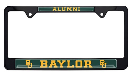 Baylor University Bears Alumni Black Metal License Plate Frame | eBay