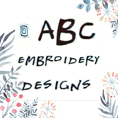 ABC Designs Victorian Whitework Machine Embroidery Alphabet 5"x7" Hoop ...