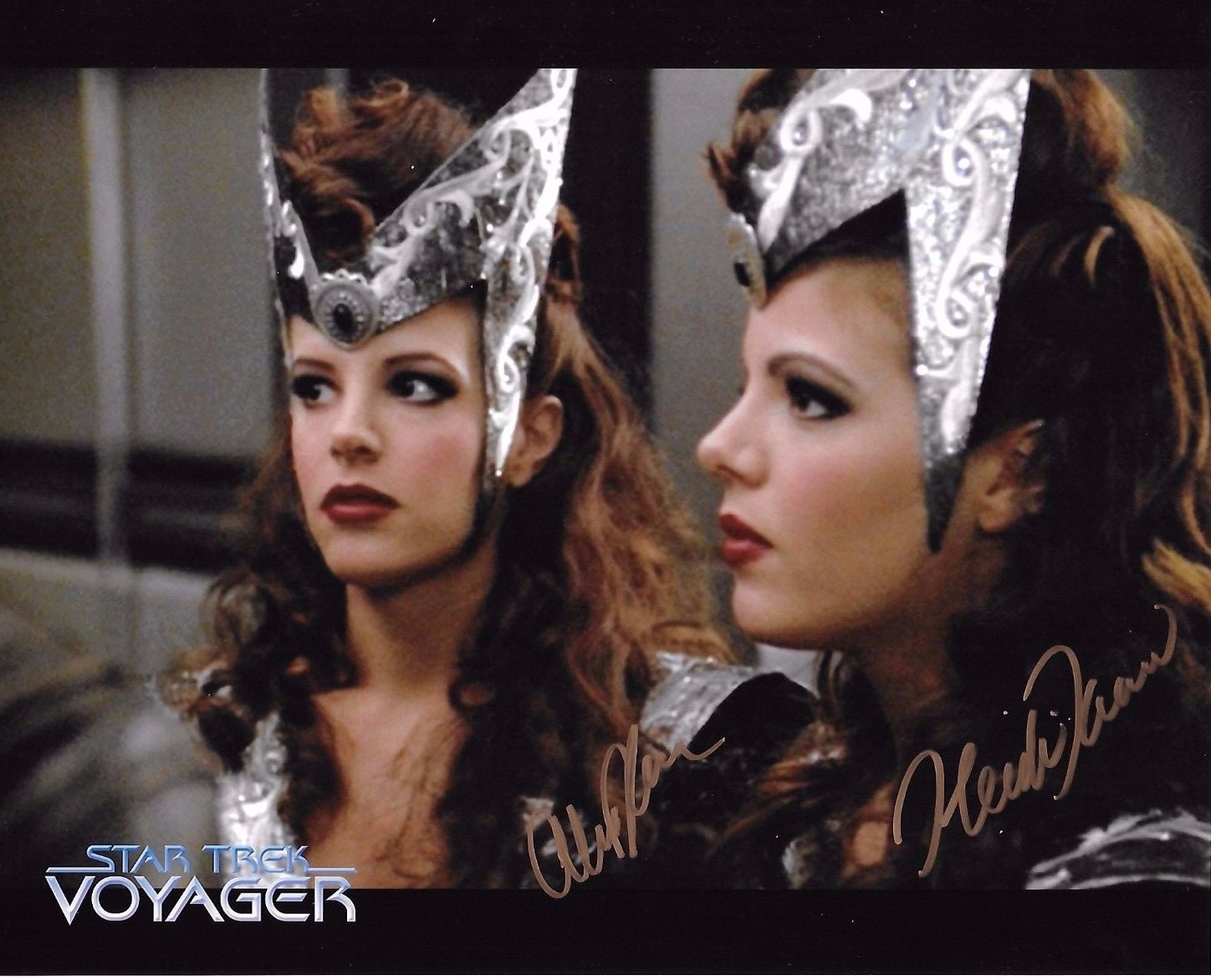 Heidi & Alissa Kramer Signed Photo - STAR TREK - The Delaney Sisters ...