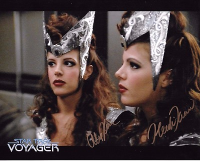 Heidi & Alissa Kramer Signed Photo - STAR TREK - The Delaney Sisters ...