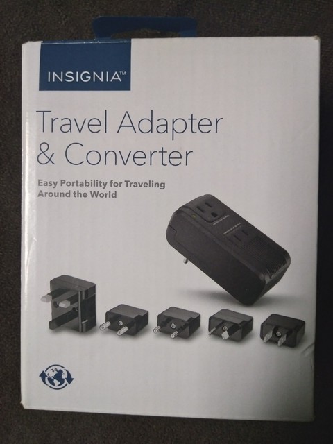 Insignia- Travel Adapter and Converter - Black for sale online | eBay