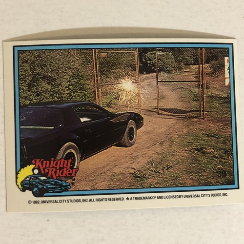 Knight Rider Trading Card 1982 #39 William Daniels Kitt | eBay
