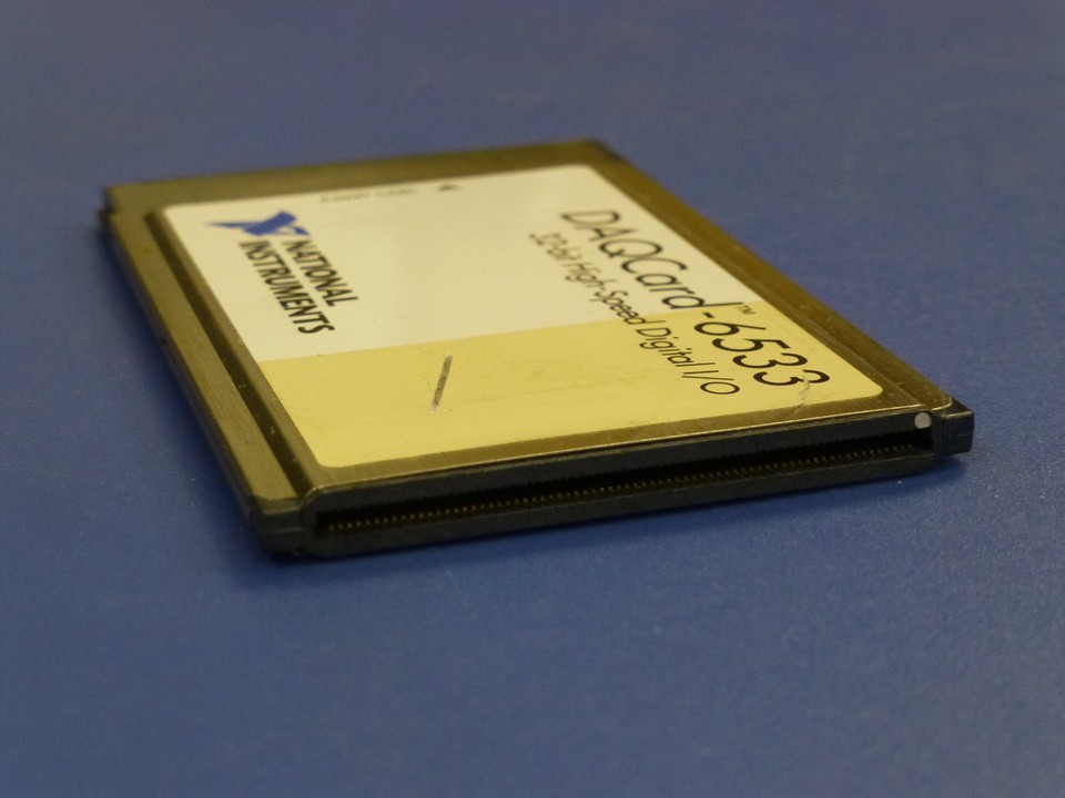 National Instruments DAQCard-6533 PCMCIA NI DAQ Card, Digitial I/O | eBay