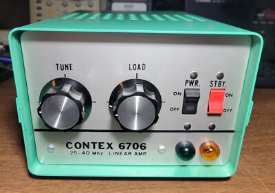 Contex model 6706 HF HAM amplifier 25 to 40 MHZ (parts / repair) | eBay