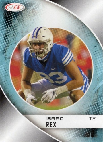 ISAAC REX 2023 SAGE SILVER CARD 37 BYU COUGARS | eBay