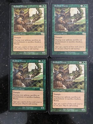 4x - MTG Endless Wurm The List - Urza's Saga 249/335 Regular Rare | eBay