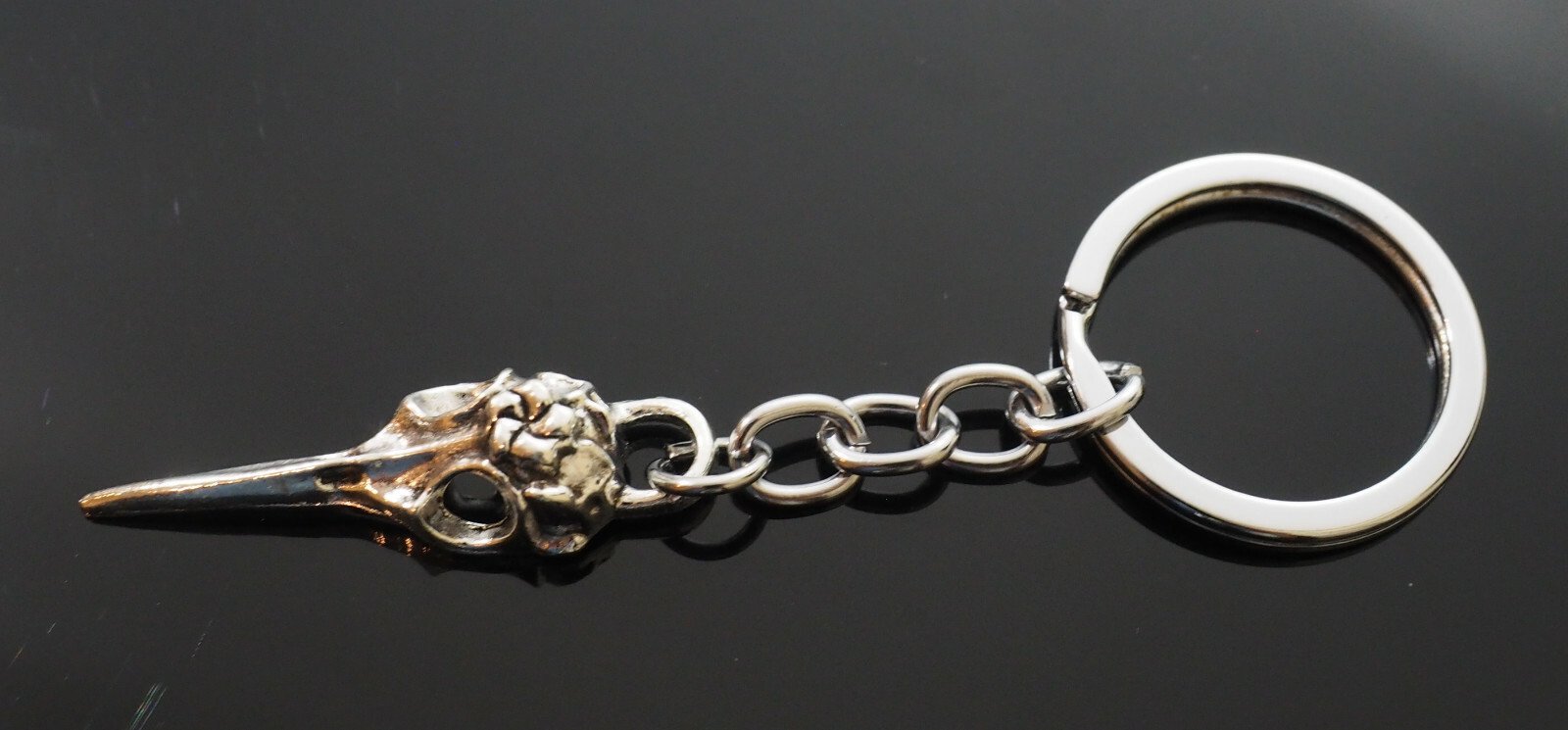 5x PCS - Bird Beak Raven Crow Head Skull Mask Scary Face Pendant Charm ...