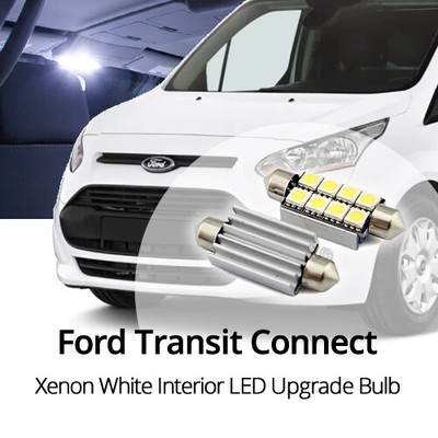 1x For Ford Transit MK5 MK6 Connect White 8 SMD Interior LED Light Bulb ...