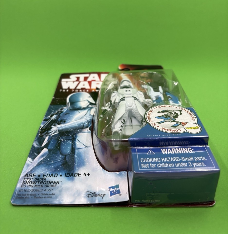Star Wars The Force Awakens First Order Snowtrooper 3.75” Action Figure ...