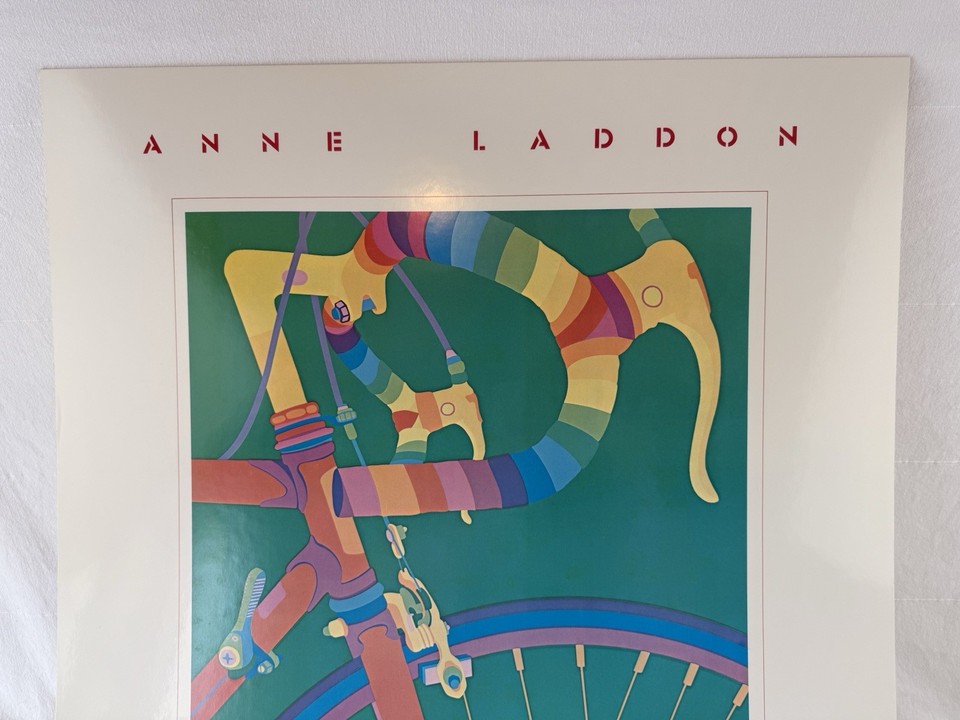 Vintage 1980 ANNE LADDON ‘MY CYCLE’ VINTAGE 1980 POP ART POSTER PRINT ...