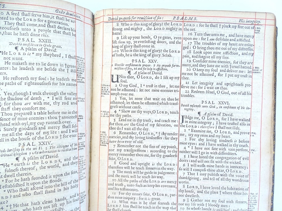 1648 GENESIS BIBLE FIRST BOOK OF MOSES /NAVY CAPT TEMPLE HARDY EASTLEY ...