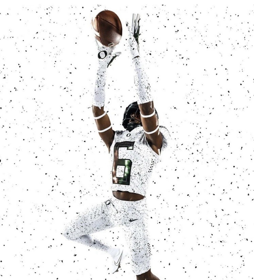 2021 OREGON DUCKS PE GAME WORN Nike Eggshell Football Pants in Various ...