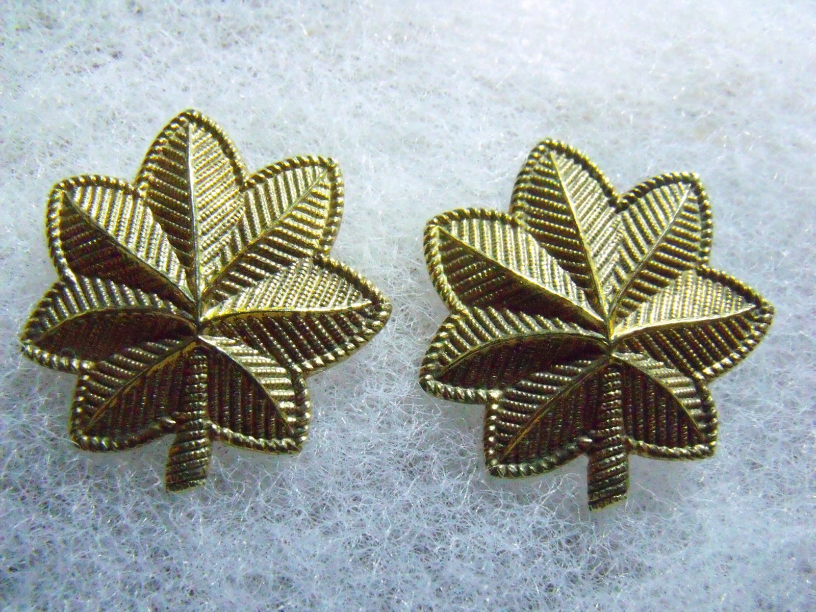 SCARCE US ARMY MAJOR SOLID 1Ok GOLD INSIGNIA 1937 ENGRAVED 108th ...