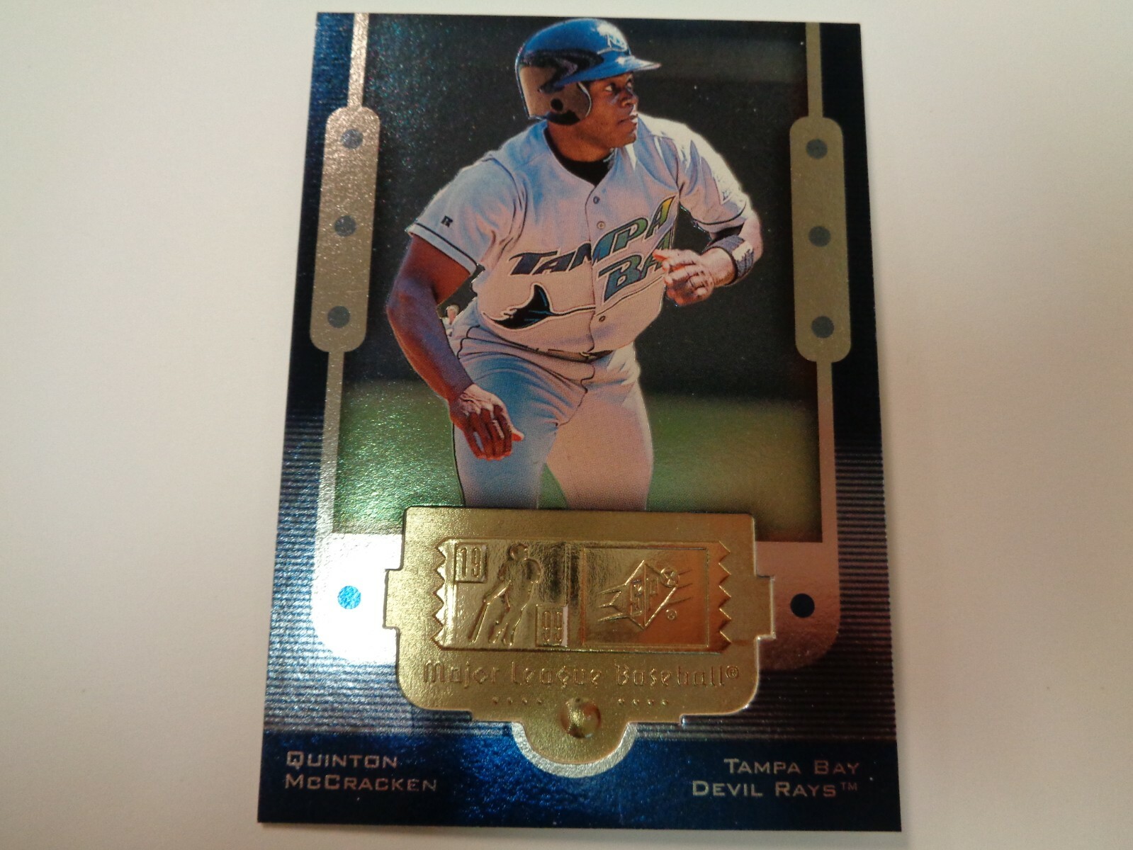 1999 Upper Deck SPX Gold Major League Baseball Quinton McCracken Card ...