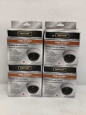 Lot Of (4) Defiant Surveillance Camera Home Security Indoor Outdoor ...