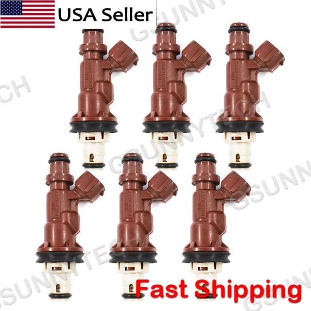 Toyota 5VZ-FE 3.4 4Runner Tacoma Fuel Injectors OEM | eBay