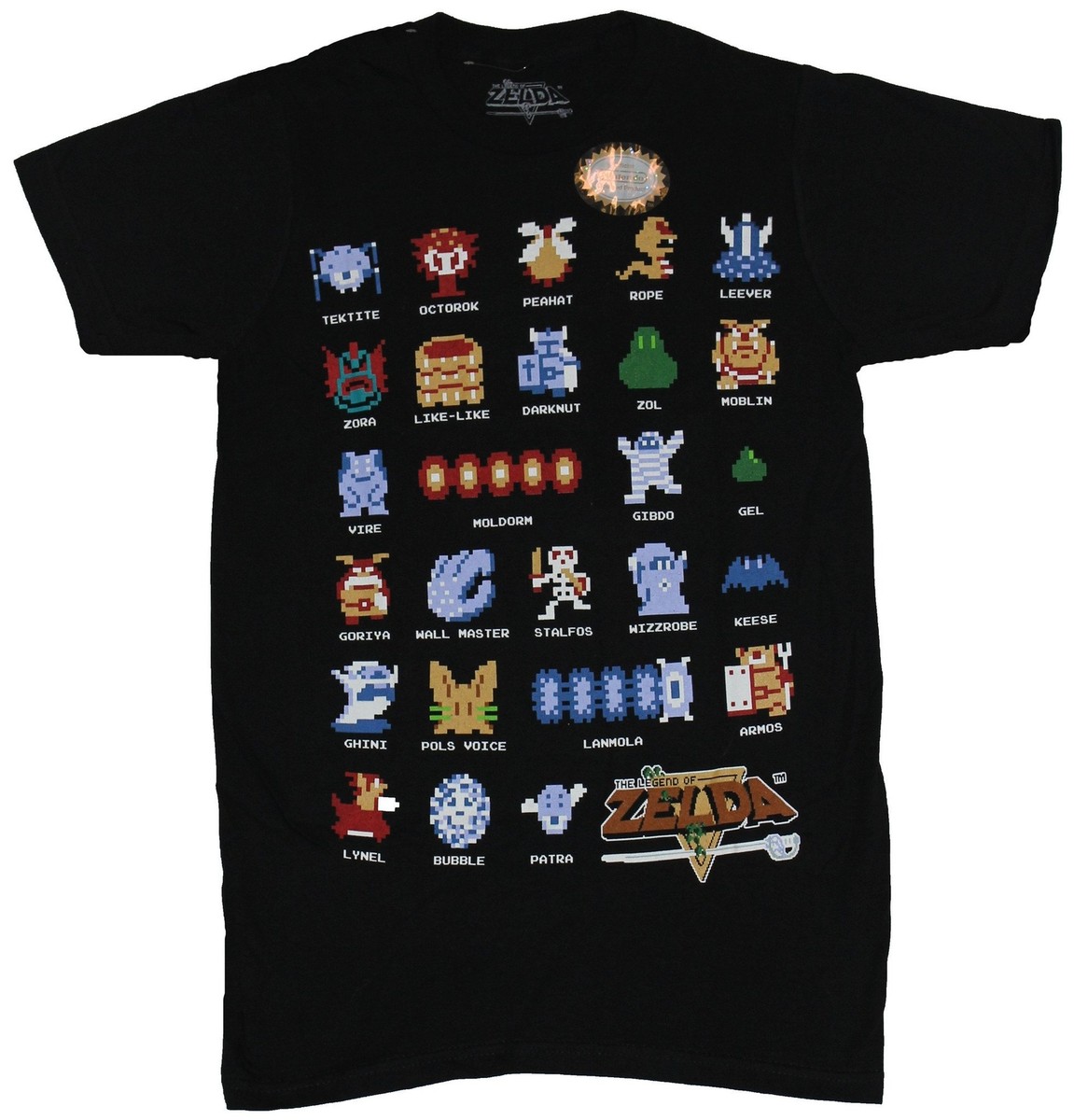 Zelda 8 Bit Black