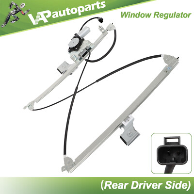 For Chevy Silverado GMC Sierra Power Window Regulator w/ Motor Rear ...