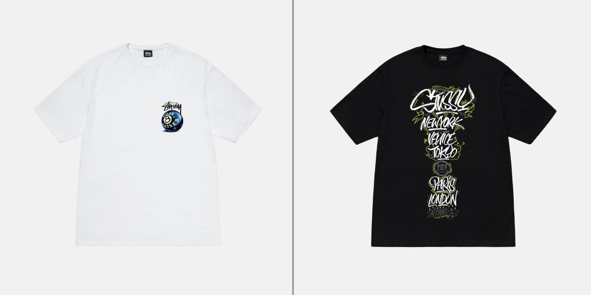 Stussy & Born x Raised - 8 Ball Tee🎱 & Handstyles Tee✍🏽(2 Stussy & Born x Raised - 8 Ball Tee🎱 & Handstyles Tee✍🏽(2
