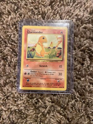 Pokémon TCG Charmander Base Set 46/102 Regular 1st Edition Common | eBay