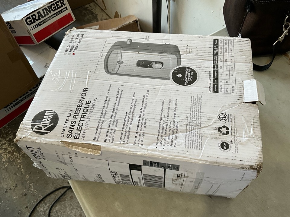 Rheem 240V Heating Chamber RTEX-13/RETEX-13 Residential Tankless Water ...