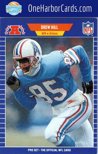 1989 Pro Set Houston Oilers #146 Drew Hill | eBay